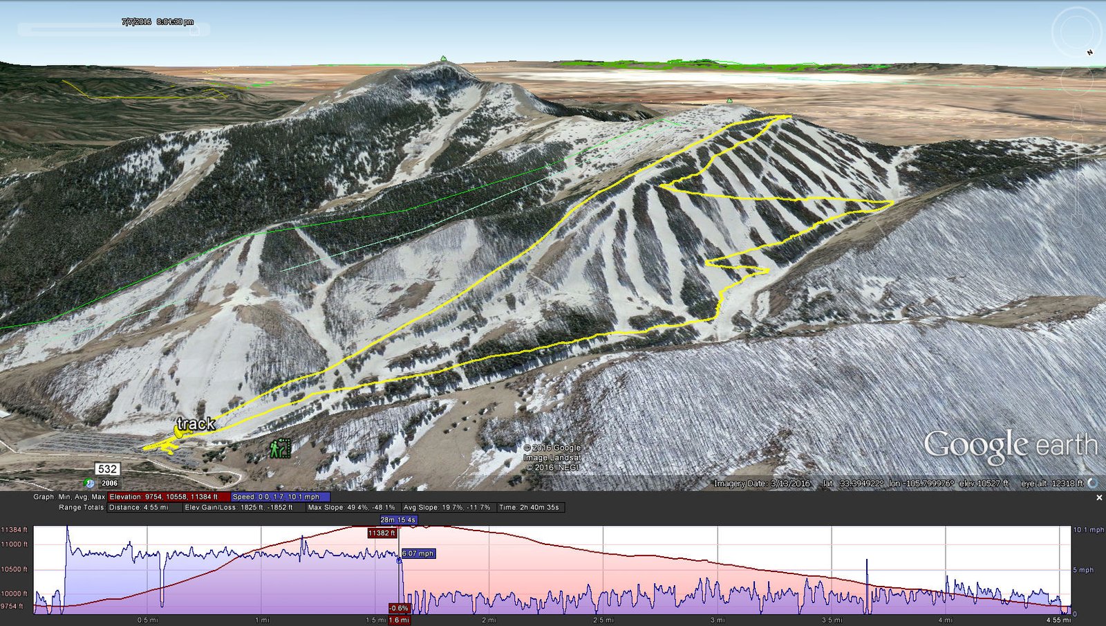 Ski Apache Hike (& visit to Ruidoso) – 7/7/2016 - Hiking in New Mexico